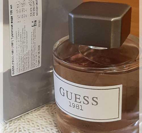 Муж. туал. вода guess 1981 100ml