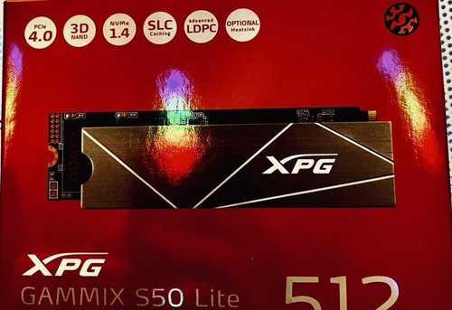 Новый SSD A-Data XPG Gammix S50 Lite на 512GB
