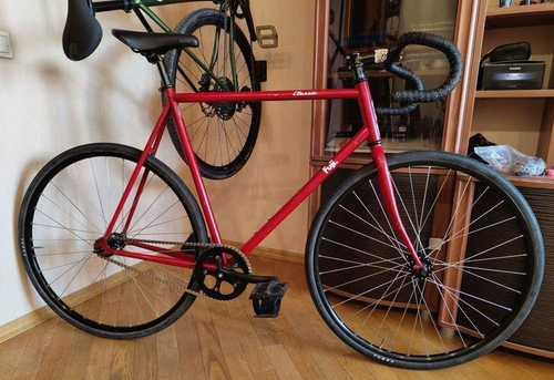 Fuji красный фикс велосипед