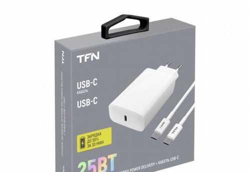 TFN WC14 25W + дата-кабель TypeC-TypeC White