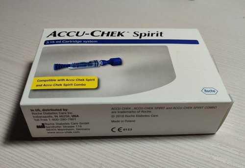 Картриджи spirit accu chek