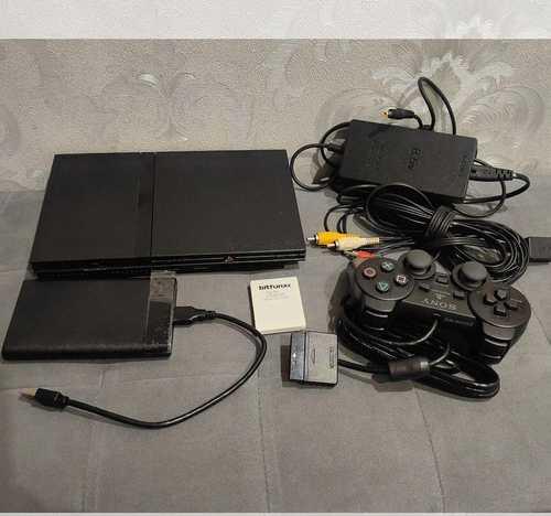 Sony playstation 2 slim 250gb 140  игр1и2пс