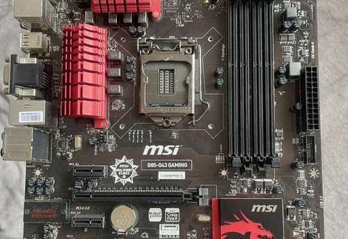 Материнская плата B85-G43 Gaming MSI lga1150