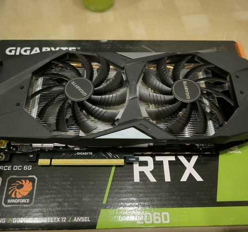 Видеокарта GeForce RTX 2060 windforce OC 6G