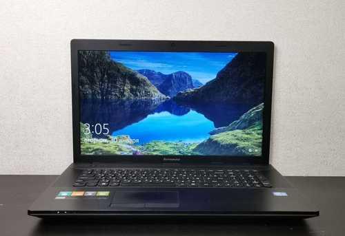 Большой мощный Lenovo, 17.3", i3 4x2.40ггц, 1000Гб