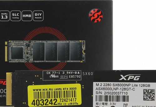 Adata Xpg SSD M2 sx600np Lite 128gb