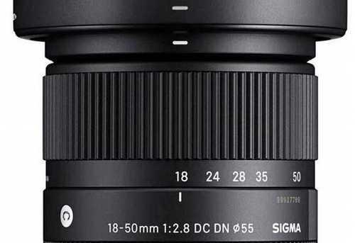 Sigma 18-50mm F2.8 DC DN (C) Sony E новый, гаранти