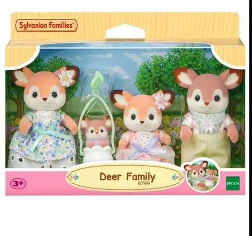 Новинка Sylvanian Families семья цветочных оленей