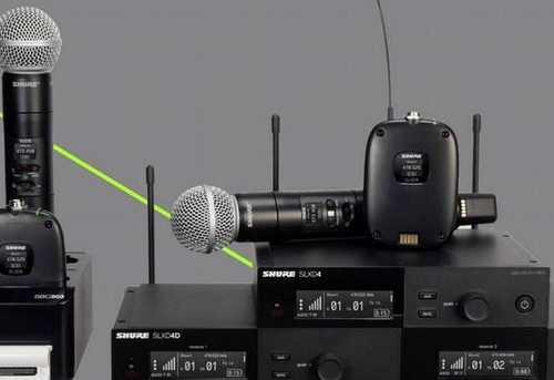 Shure slxd все элементы цифровые радиосистемы