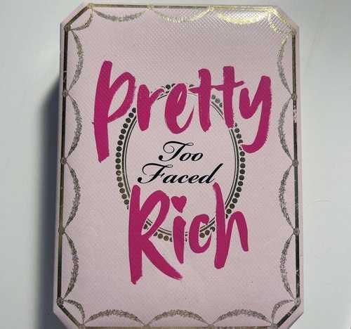 Палетка теней too faced pretty rich