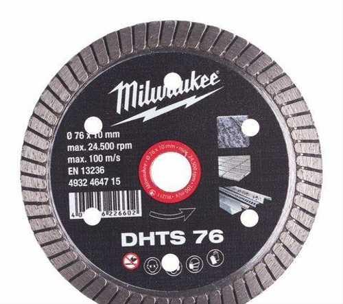 Алмазный диск Milwaukee dhts 76 мм для M12 fcot