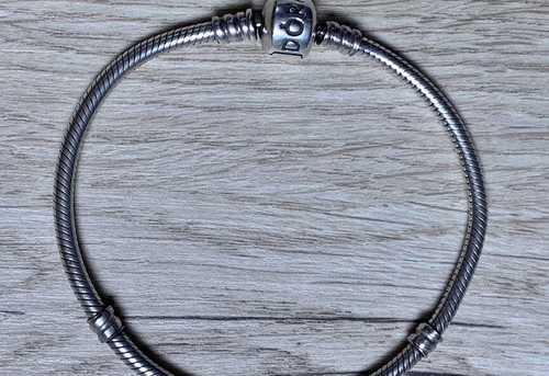 Браслет для шармов pandora оригинал р-р 19
