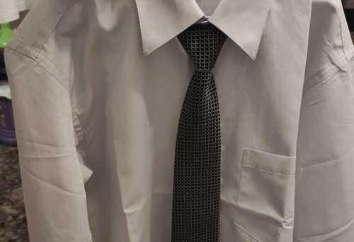 Рубашка для мальчика 134, галстук