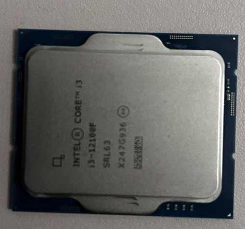 Процессор intel core i3 12100f