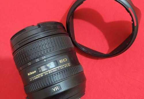 Nikon 24-85mm f/3.5-4.5G ED VR AF-S Nikkor
