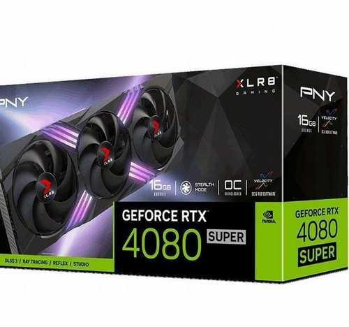 Видеокарта PNY GeForce RTX 4080 super XLR8 Gaming