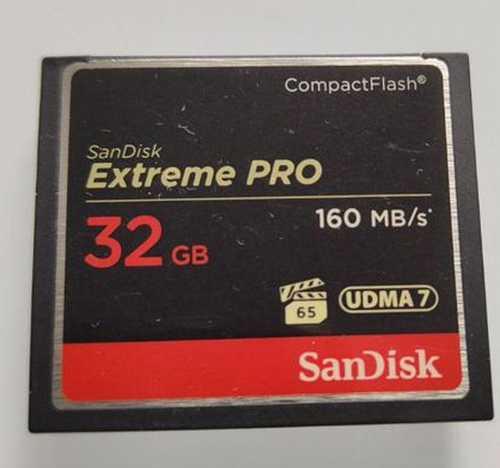 Карта памяти SanDisk Extreme PRO CompactFlash