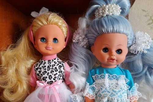 Куклы гдр СССР Две Biggi Голубая и розовая