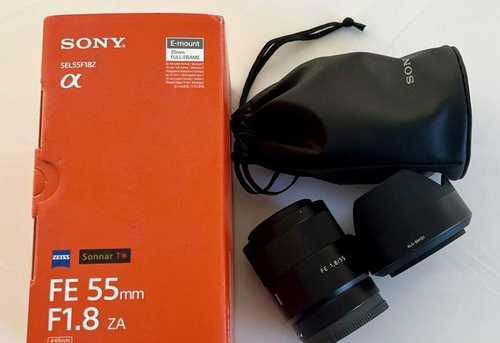 Объектив Sony Sonnar T* FE 55 мм F1.8 ZA