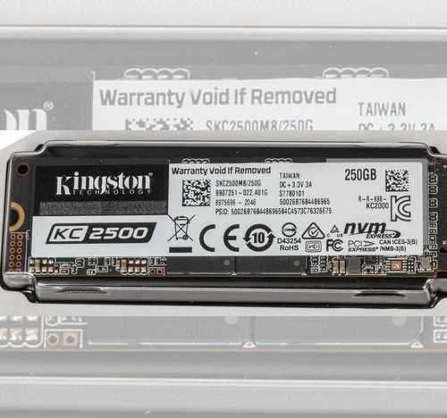 SSD M2 NVMe Kingston KC2500 250GB