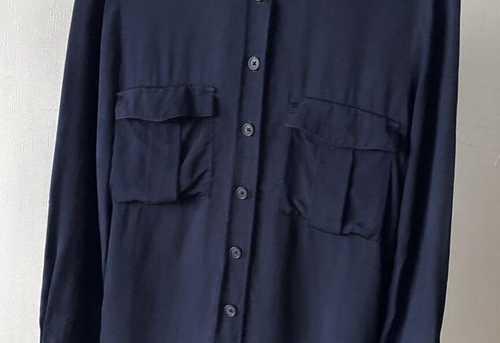 Рубашка S прямая Massimo Dutti купра блузка
