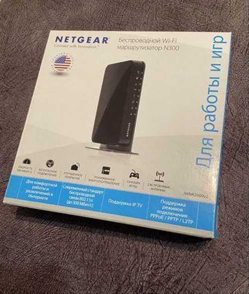 Wi-fi Маршрутизатор netgear N300 jwnr2000v2