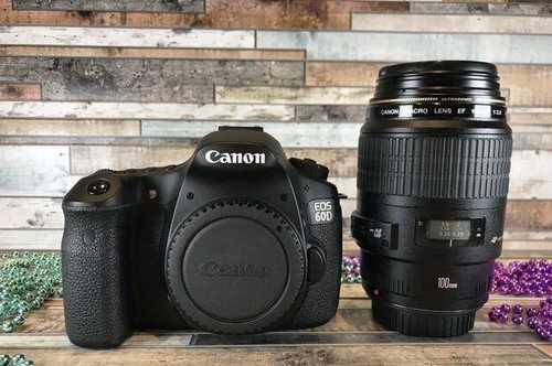 Canon EOS 60D kit EF 100mm 2.8 USM Macro (A440)