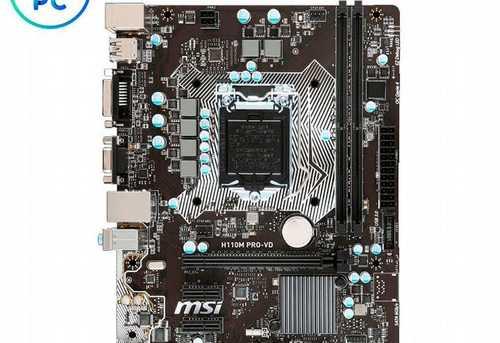 Материнская плата LGA 1151 MSI H110M PRO-VD plus Б