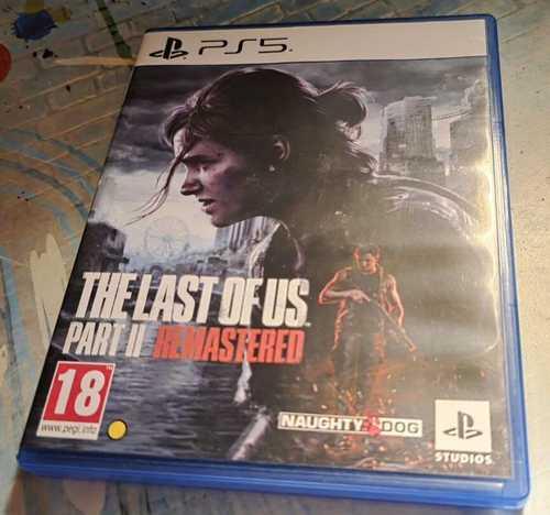 The last of us part 2 remastered ps5 диск
