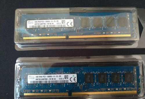 Оперативная память SK Hynix DDR3 4gb 2 планки