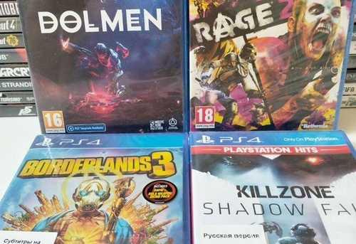Игра PS4 Dolmen/ Rage/ Borderlands/ Killzone