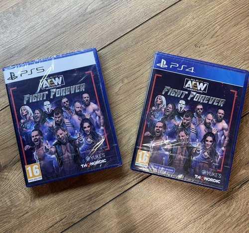 Диск Aew fight forever ps4 / ps5 новый