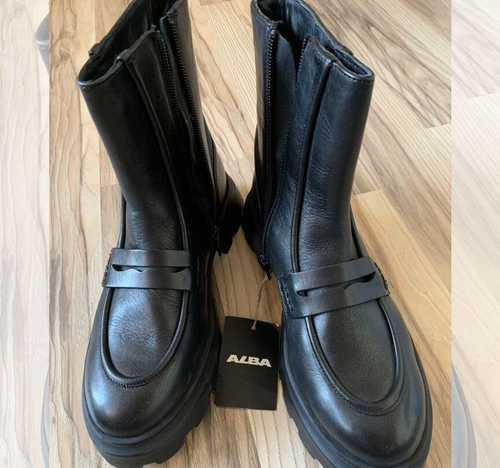Зимние ботинки 37 alba нат.кожа, нат.мех