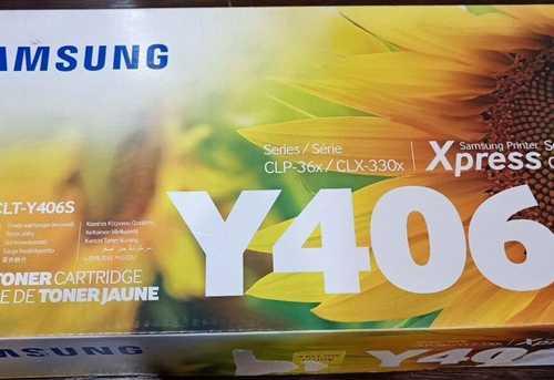 Картридж Samsung CLT-Y406S