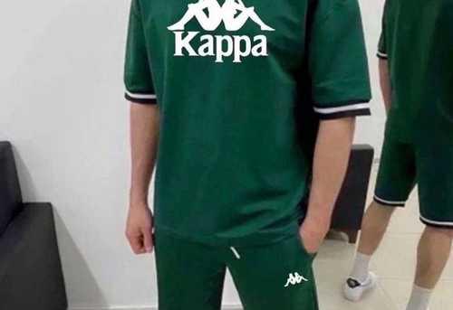 Мужской костюм летний Kappa шорты и футболка