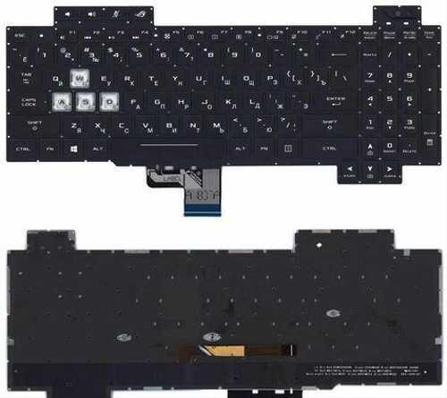 Клавиатура Asus ROG GL704 черная с подсветкой