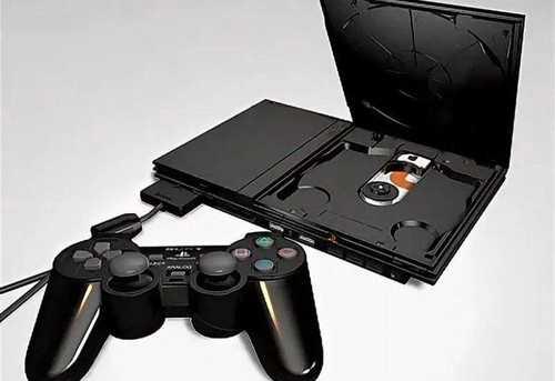 В идеальном состоянии шитая PlayStation 2 slim