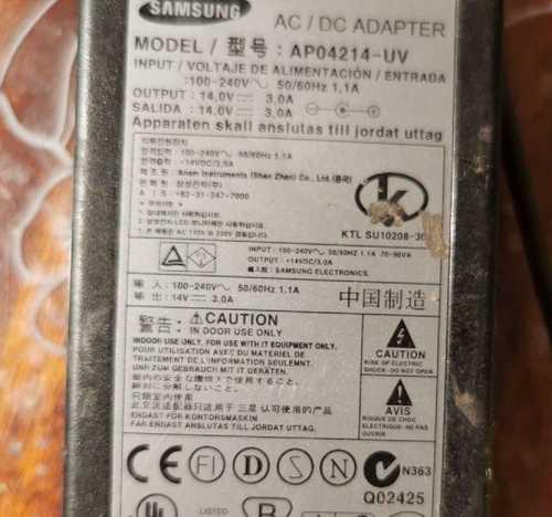 Блок питания Samsung AP04214-UV 14V 3.0A