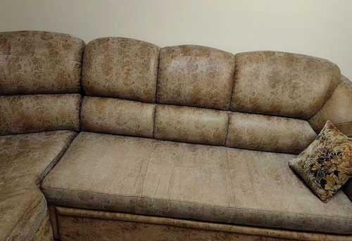 Продам угловой диван бу раскладной