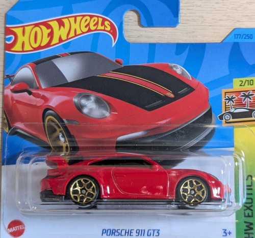 Hot Wheels Porsche 911 Gt3 (Красный)