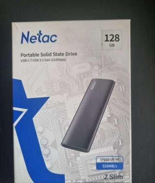 Внешний накопитель SSD Netac 128Gb Netac Z Slim
