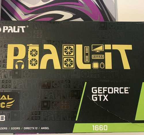 Видеокарта Palit Nvidia GeForce GTX 1660