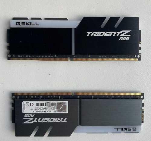 Оперативная память 16GB G.Skill Trident Z RGB