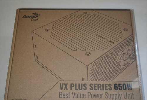 Блок питания 650w AeroCool VX plus series 650W