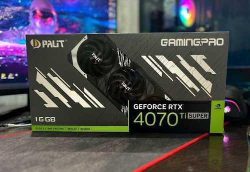 Palit GeForce RTX 4070 Ti super GamingPro Новая