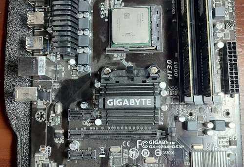 Комплект FX6300 + gigabyte GA-970A-DS3P + 8gb DDR3