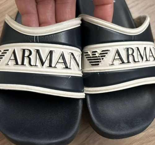 Шлёпанцы Armani на пльчика р 29