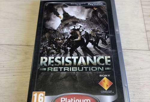 Диск для psp resistance - retribution