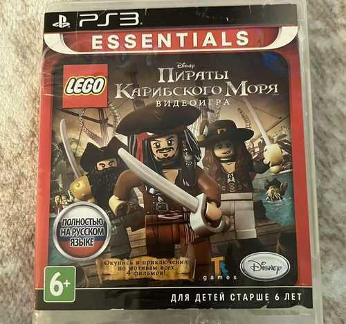 Диски на ps3 Lego Пираты Карибского Моря
