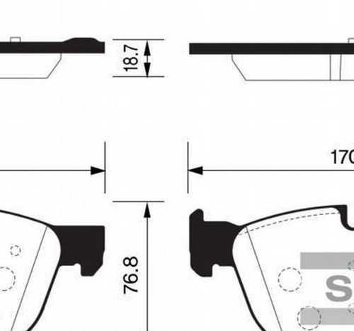 Sangsin brake SP2172 Колодки торм.пер